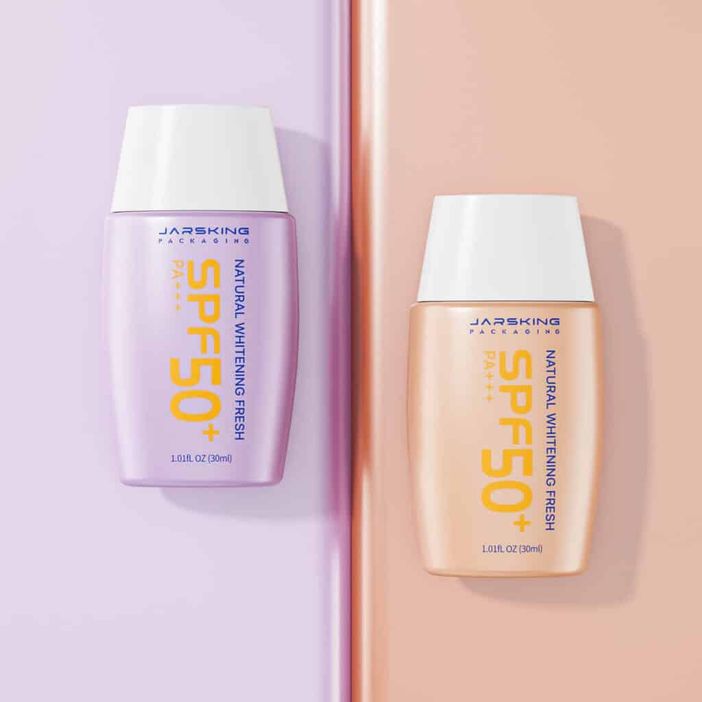 Leak-Proof Sunscreen Packaging PE Bottle